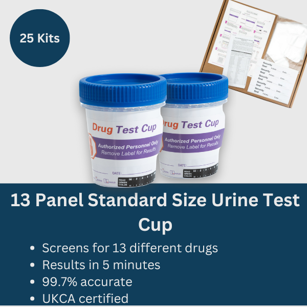 13 Panel Standard Size Urine Test Cup with Adulterant Test Strip (3 SV ...