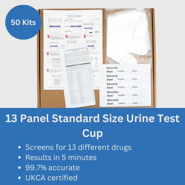13 Panel Standard Size Urine Test Cup with Adulterant Test Strip (3 SV ...